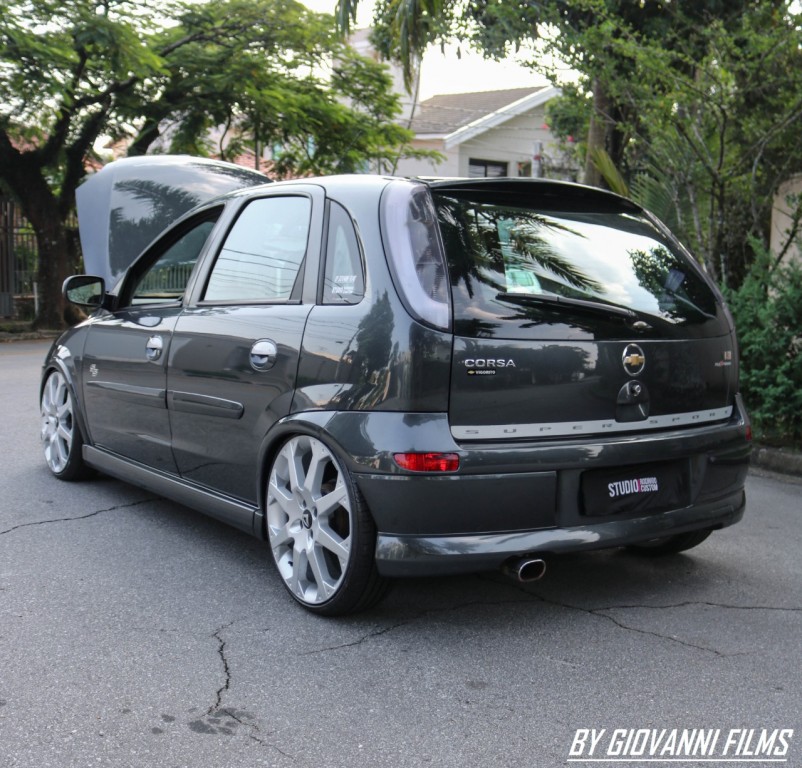 STUDIO RODRIGO CUSTOM - COTA N.313 CORSA SS 2007 88 MIL KM ORIGINAL ARO ...