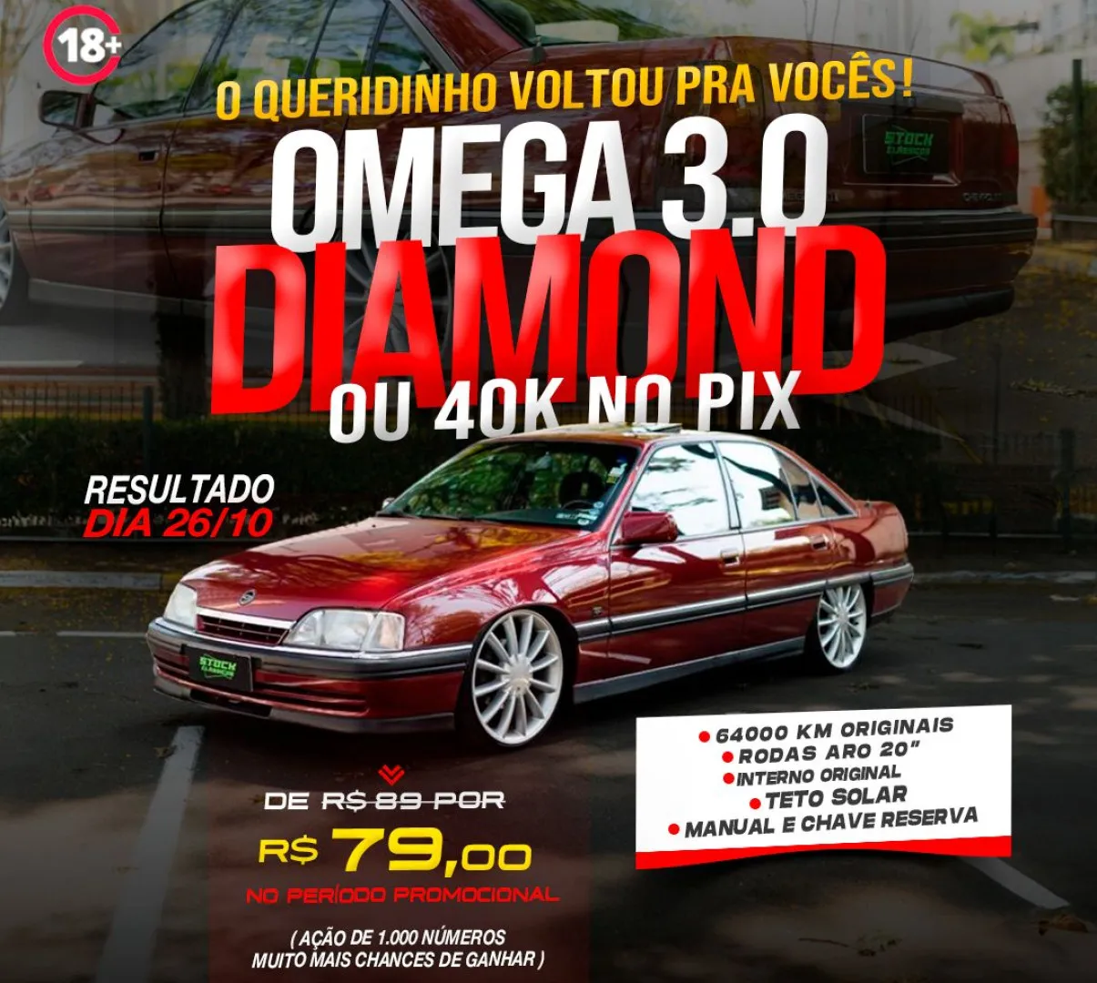 Stock Clássicos - OMEGA DIAMOND 3.0 OU 40K - VOCÊ ESCOLHE SEU NÚMERO ...