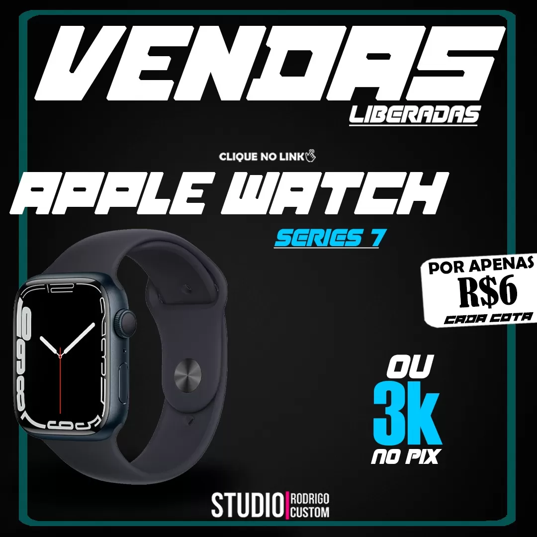 STUDIO RODRIGO CUSTOM - APPLE WATCH S7 45MM OU PIX DE 3K - O Melhor ...
