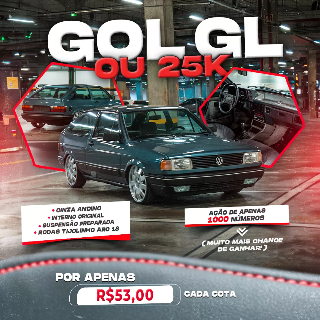 Stock Clássicos - GOL GL OU 25K PIX - VOC? ESCOLHE SEU N?MERO - O ...