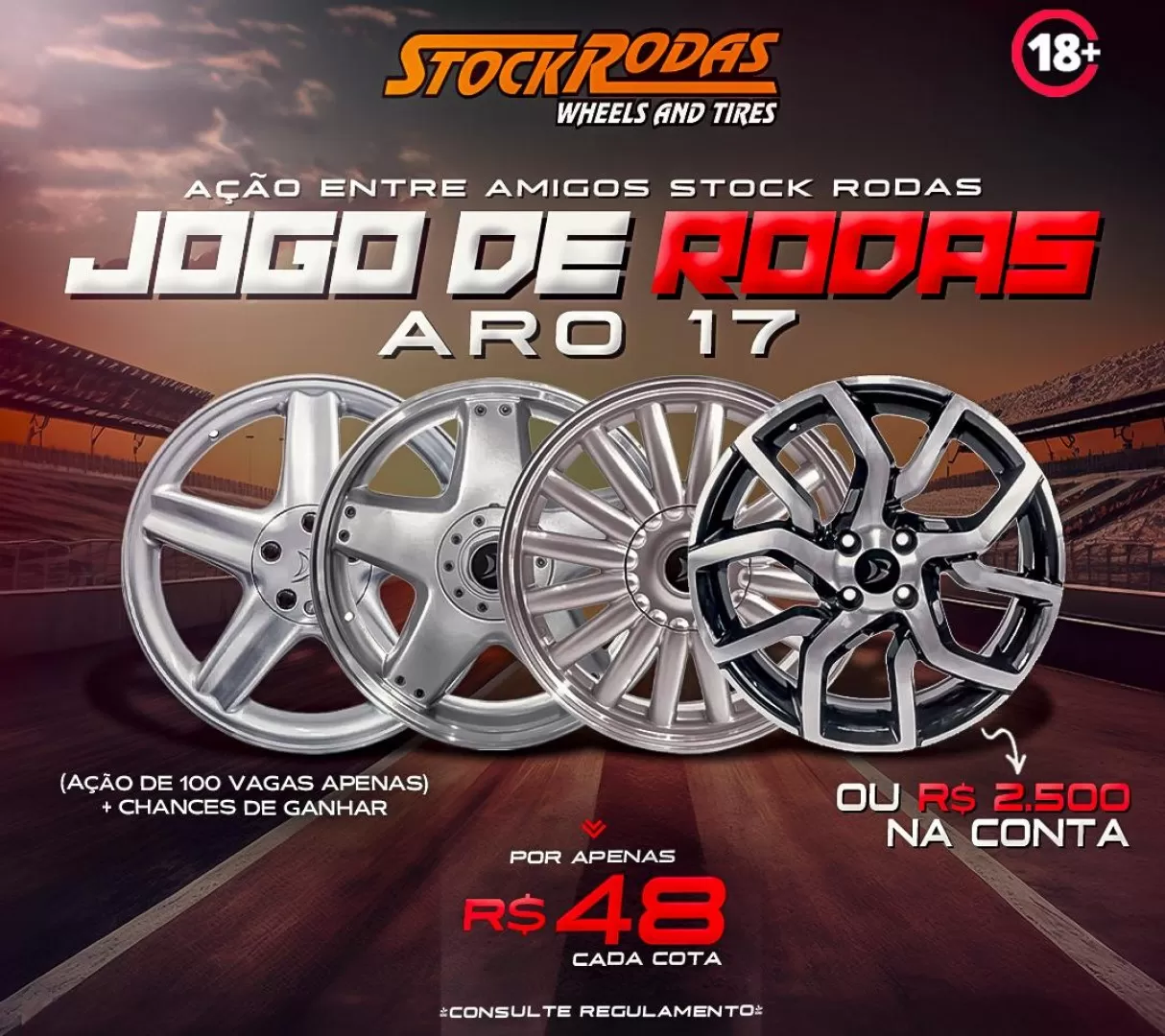 Stock Clássicos - JOGO DE RODAS ARO 17 OU 2,5K - 5A??O ENTRE AMIGOS - O ...