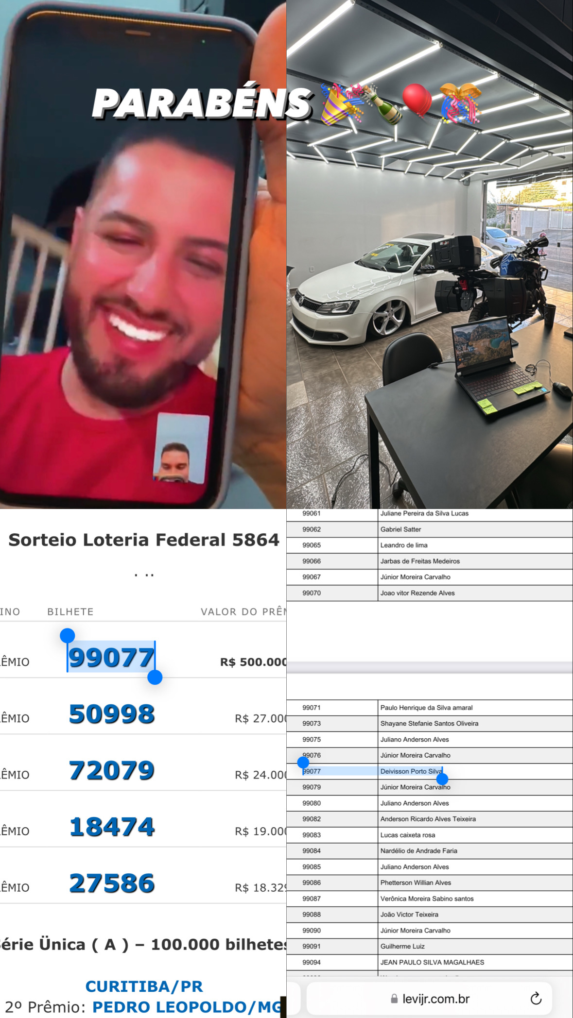 LeviJr - AÇÃO 47: JETTA, TIGER OU PIX - O Melhor Sistema Para Seus Sorteios