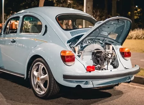 Aqui é Fusca - Fusca Itamar Azul Saturno German injetado! - Aqui é ...