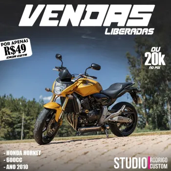 Rodrigo Custom - HONDA HORNET 2010 600CC OU 20K NO PIX - Rodrigo Custom ...