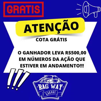 Garage Ragway - COTA GRÁTIS VALENDO 500,00 EM NÚMEROS! - Garage Ragway ...