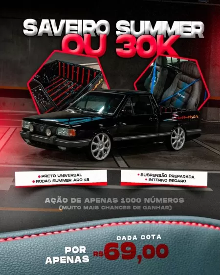 Stock Clássicos - SAVEIRO SUMMER OU 30K - VOC? ESCOLHE SEU N?MERO ...